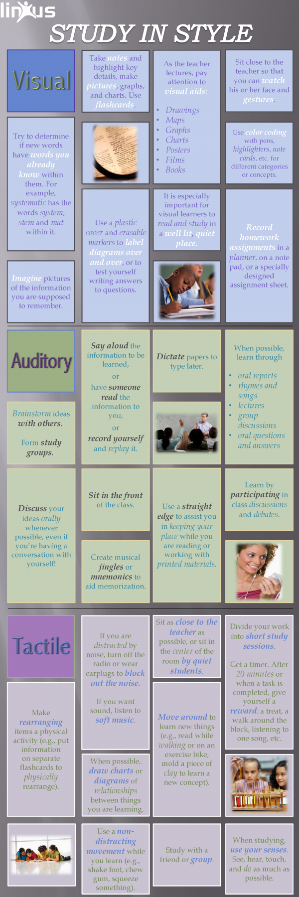 Study in Style Infographic - Linxus